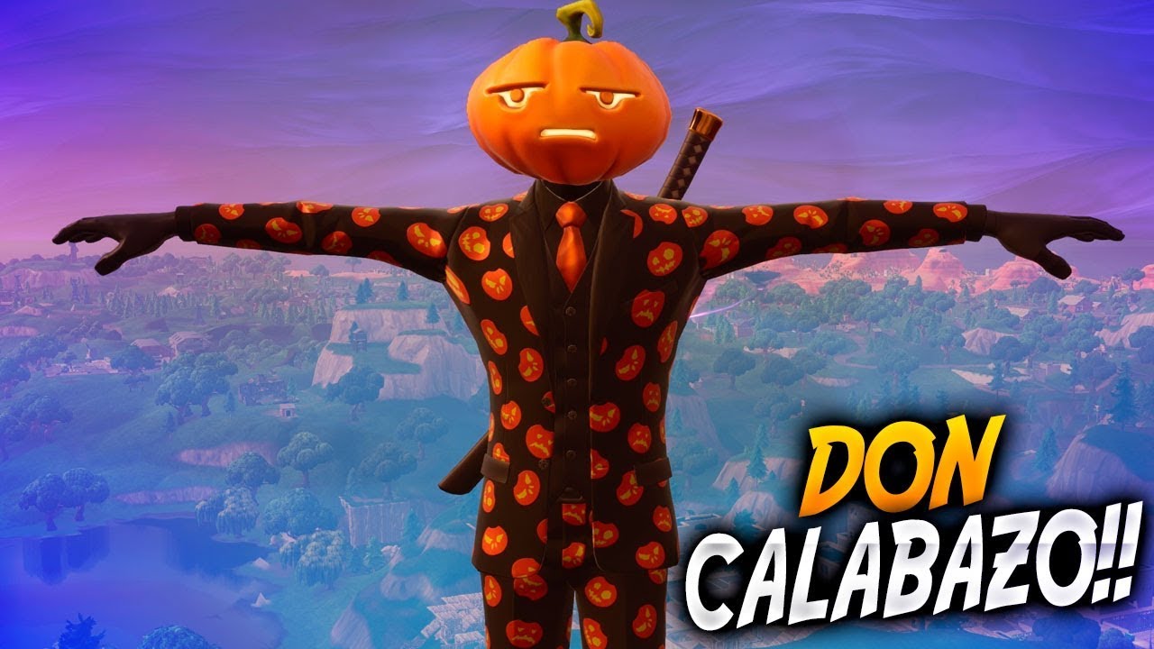 DON CALABAZO!! NUEVA SKIN | FORTNITE Battle Royale | Rubinho vlc - YouTube