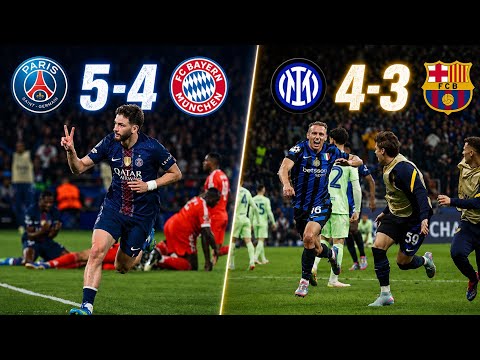 САМЫЕ БЕЗУМНЫЕ МАТЧИ В ИСТОРИИ ЛИГИ ЧЕМПИОНОВ #1 