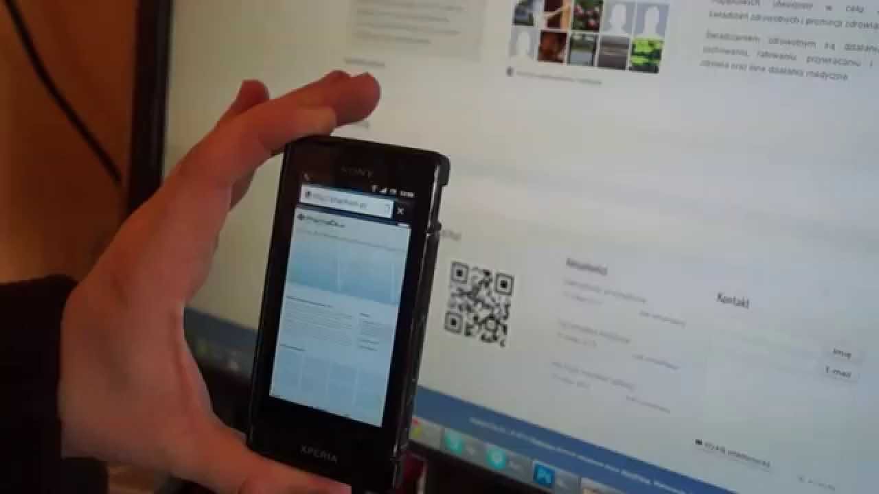 Kod QR Sony Xperia Sola(Android) - www.pharmaco.pl - YouTube