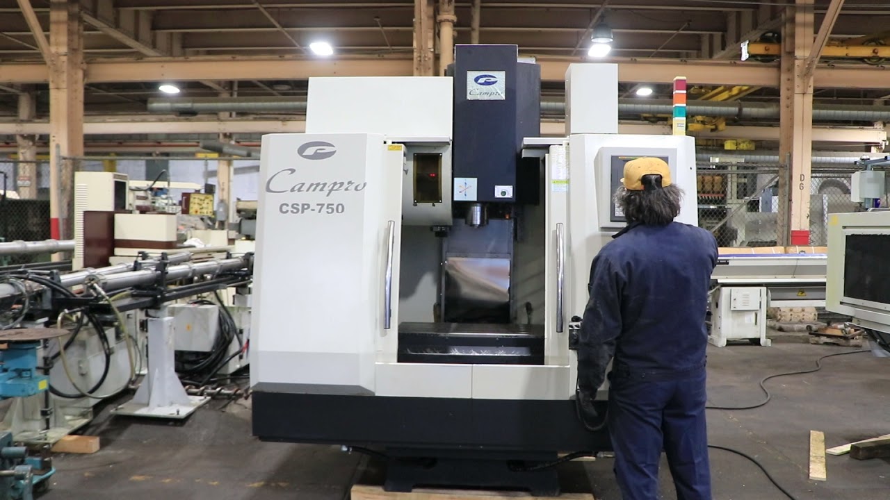 CAMPRO VERTICAL MACHINING CENTER - YouTube
