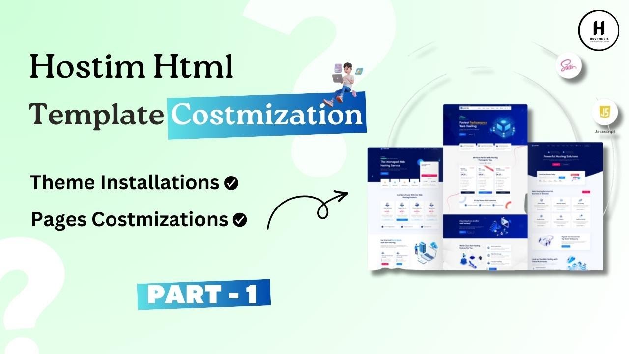 Hostim Html Template Costmization | Hostim theme Part - 1 - YouTube