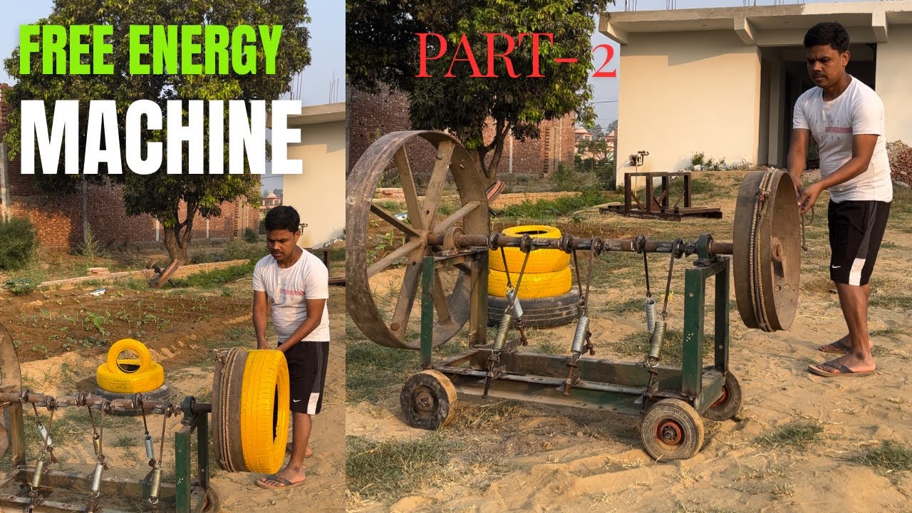 Free perpetual machine preparation part 2 | Techवाला | Perpetual motion ...