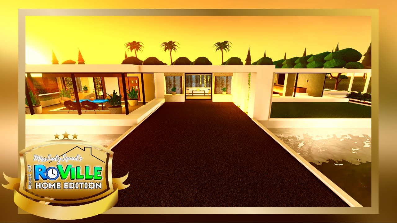 🏡⏩ Cozy modern house || Best Of RoVille - Home Edition With House Code ...