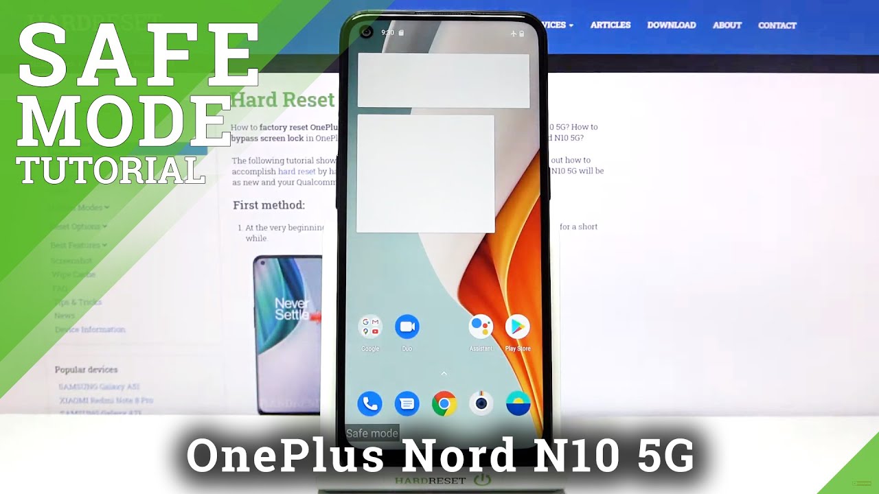 How to Enter Safe Mode in ONEPLUS Nord N10 5G – Run System Without ...