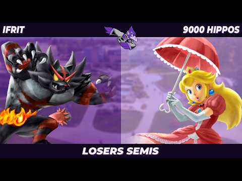 Ifrit (Incineroar) vs 9000 Hippos (Peach) - Warhawk Weekly 43 Losers Semis