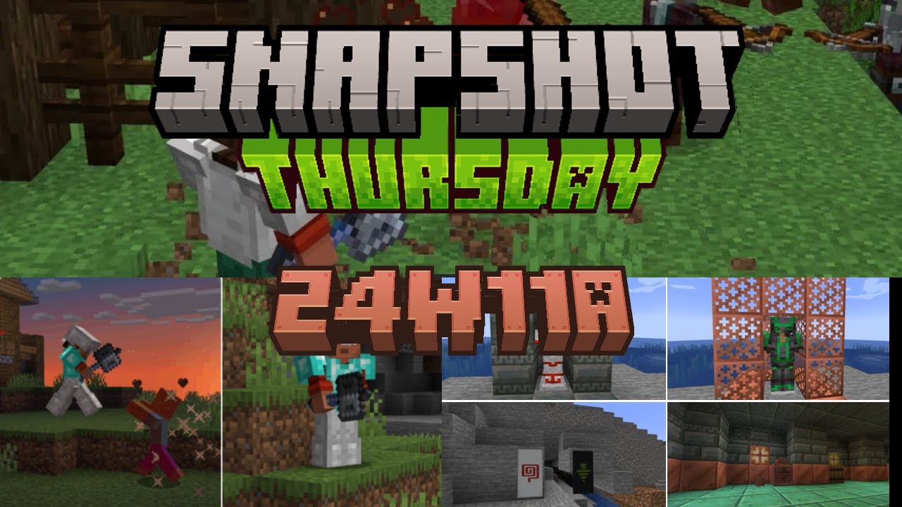 Minecraft Snapshot: 24W11A (1.21) - YouTube