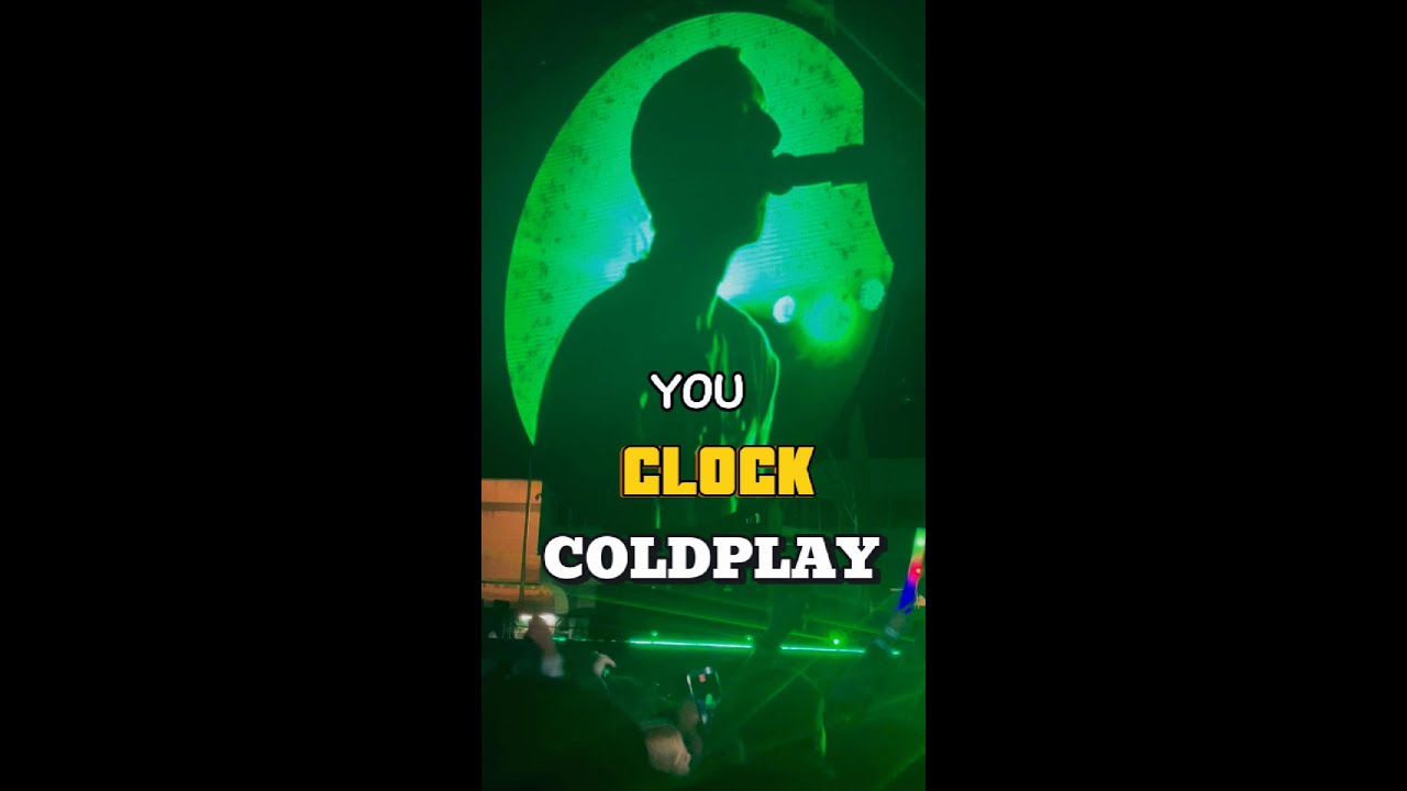 COLDPLAY - CLOCK at Croke Park Stadium (29 August 2024) - YouTube