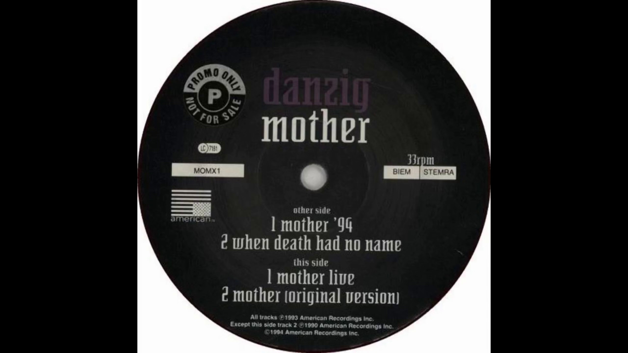Danzig Mother Instrumental - YouTube