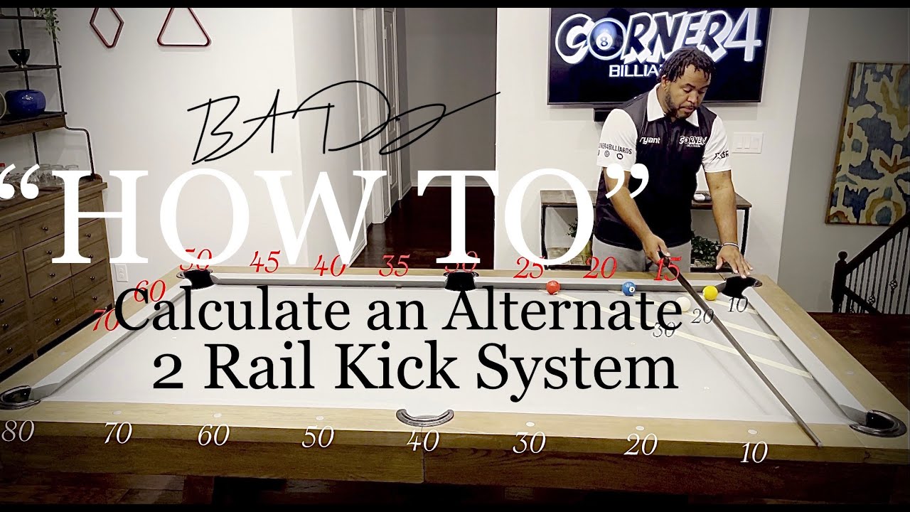 Pool Exercise: Calculating An Alternate 2 Rail Kick System - YouTube