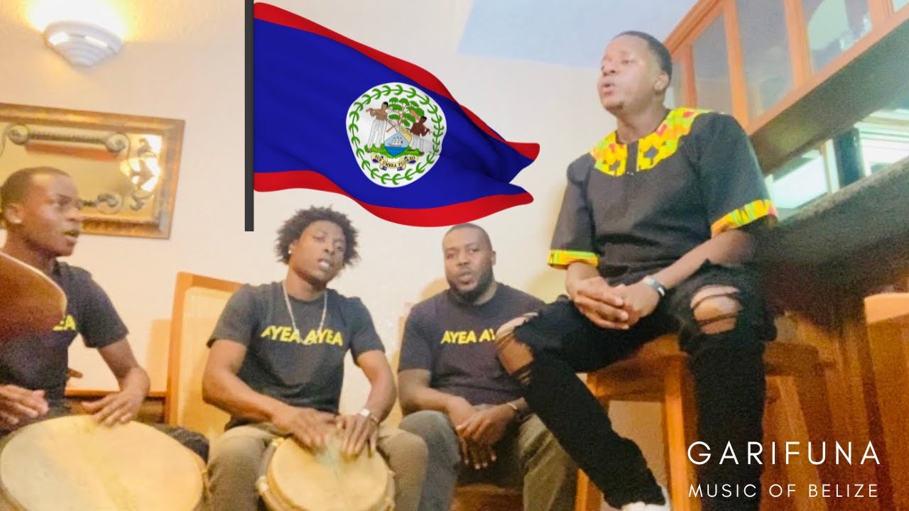 Garifuna Drumming session with Cwills and Crew in San Pedro, Belize ...