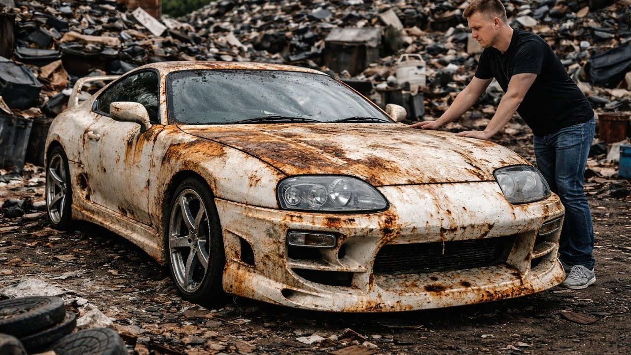 ASMR Car Restoration of Toyota Supra MK4 (A80) | From Rusted Junkyard ...