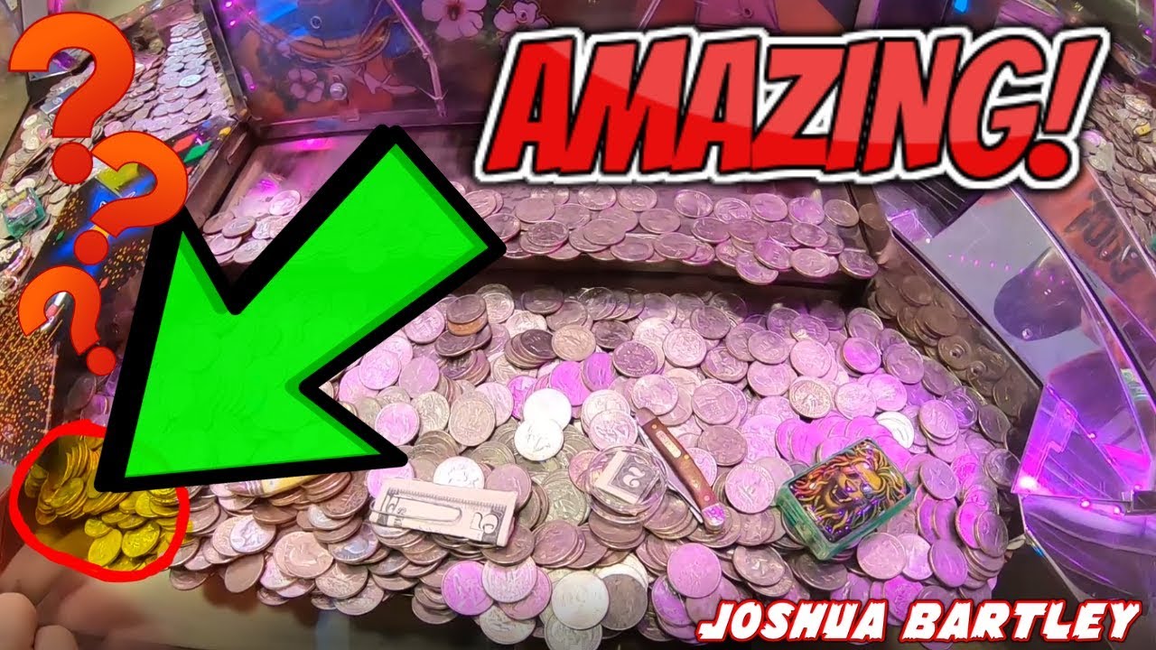 Once In A LIFETIME FIND Inside a Coin Pusher! *NOT CLICKBAIT* | Joshua ...