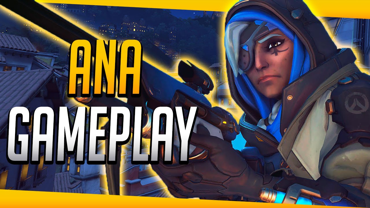 Overwatch Ana Gameplay + Hero Gallery - YouTube