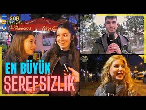 SOR BAKALIM | EN BÜYÜK ŞEREFSİZLİK | #velvele #sorucevap #röportaj