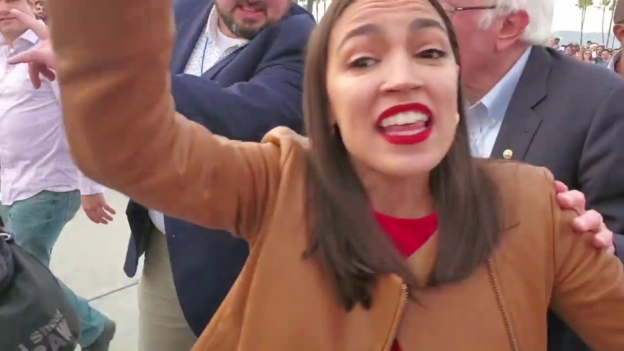 My Son Shows AOC his AOC Socks - YouTube