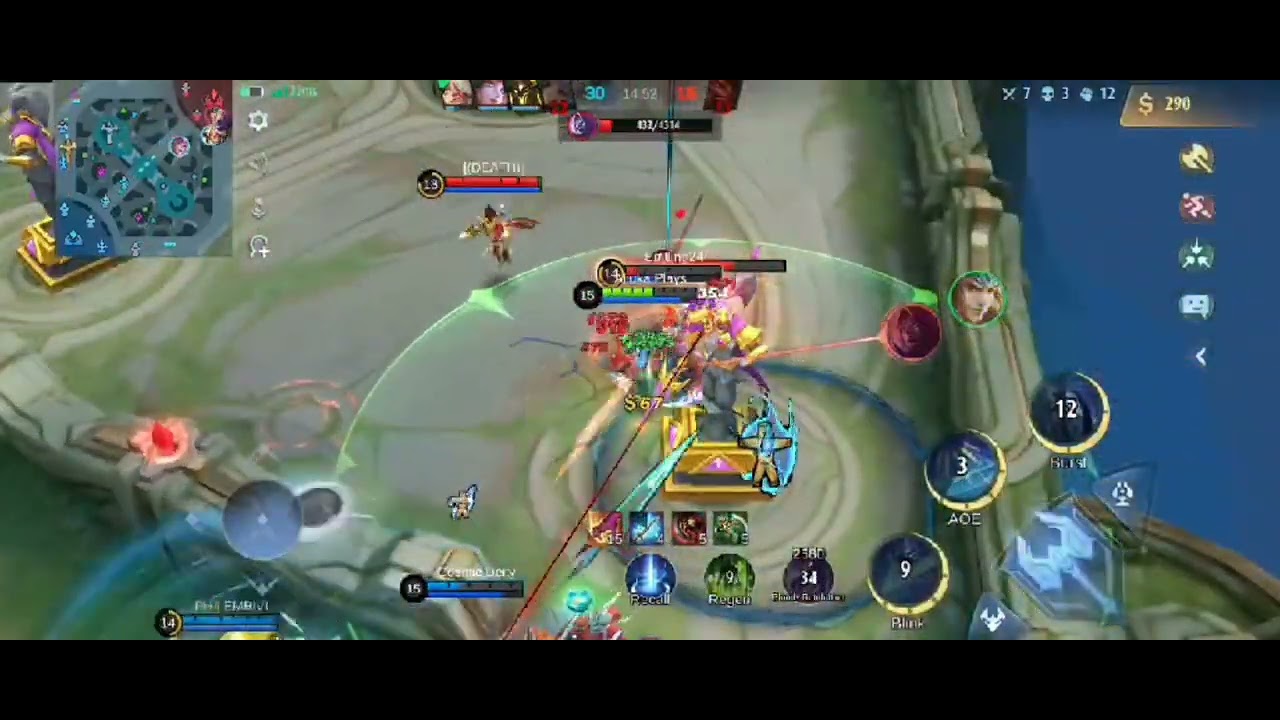 ML Hero: Lancelot [Assassin] Skin: Floral Knight [Epic Skin] - YouTube