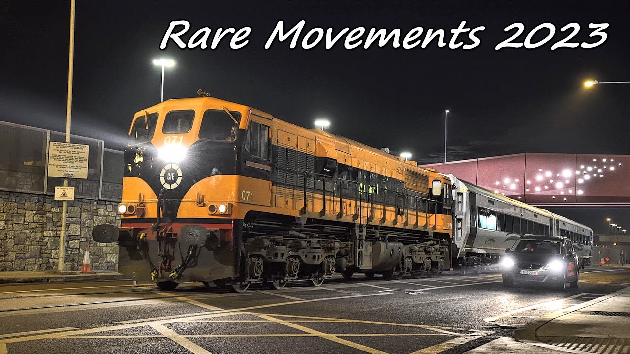 Rare Movements on Irish Railways 2023 - YouTube