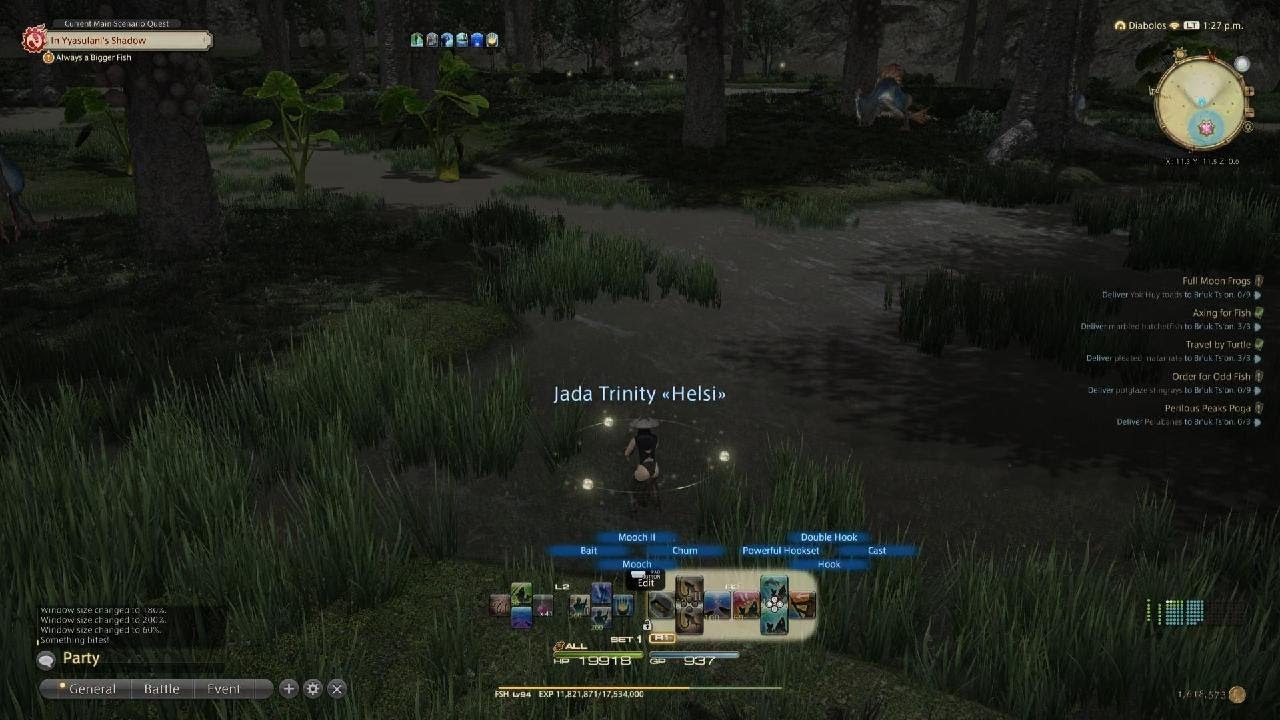 FF14 Travel by turtle Fishing Quest - YouTube