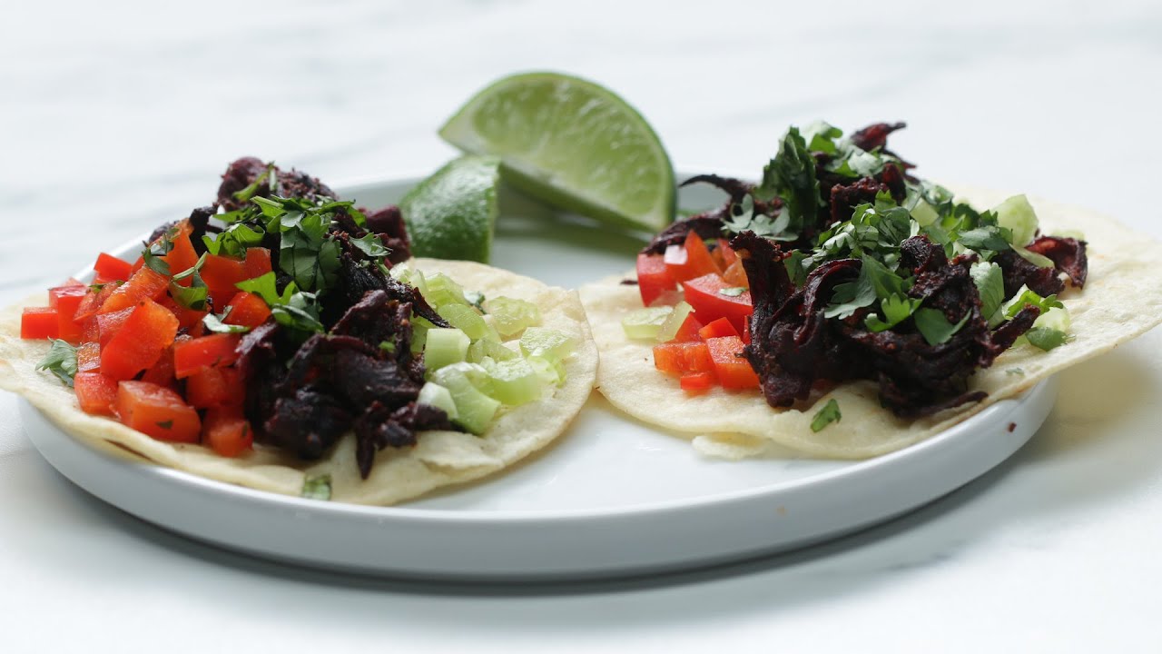 Hibiscus Flower Taco Meat - YouTube