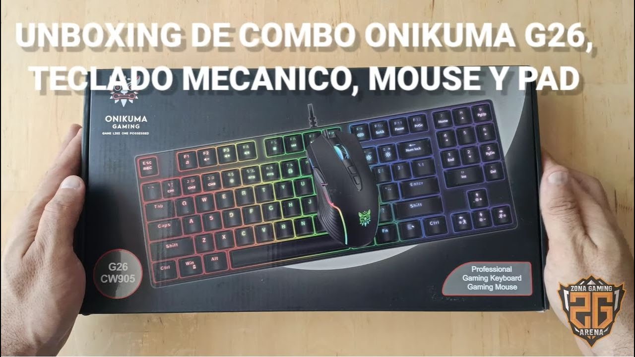 Unboxing del combo ONIKUMA G26 🔥 - YouTube