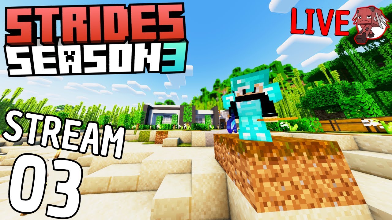 0 Plan Minecraft - Strides SMP Live! Stream 03 - YouTube