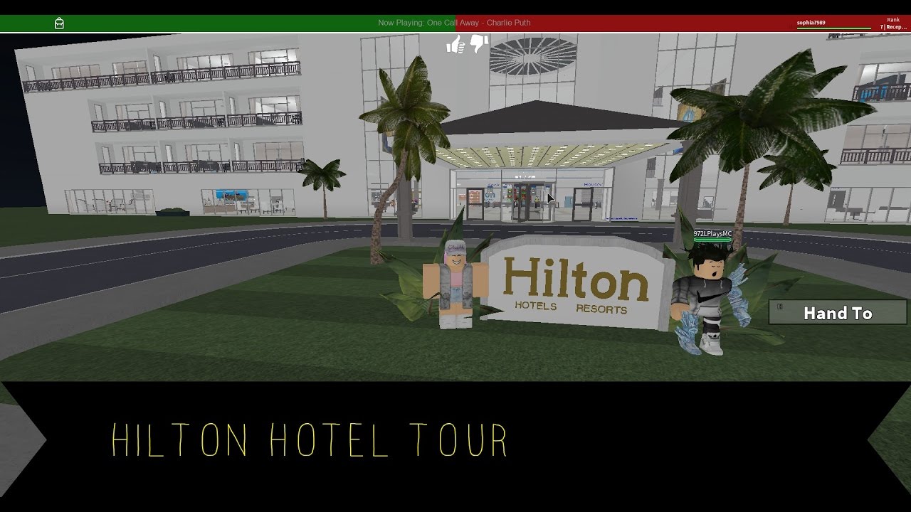 ROBLOX HILTON HOTEL V3 TOUR! - YouTube