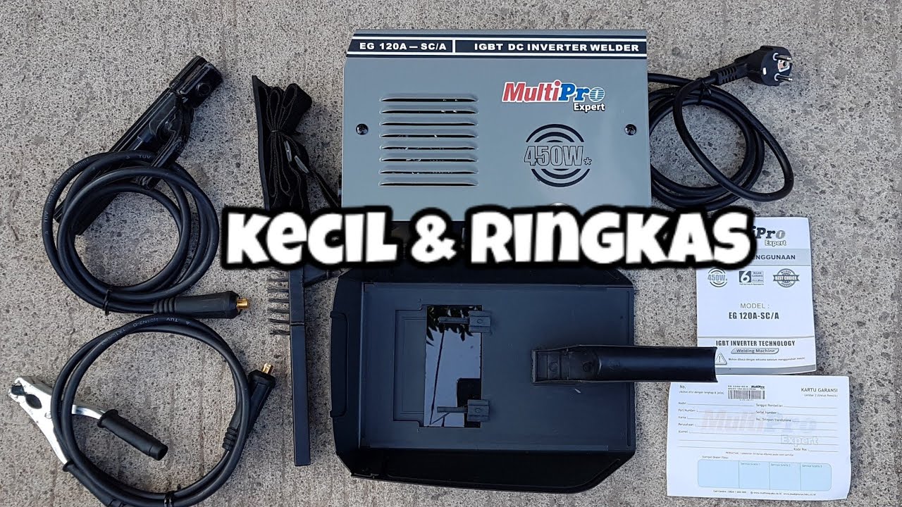 Mesin Las Multi Pro Expert EG 120A - YouTube