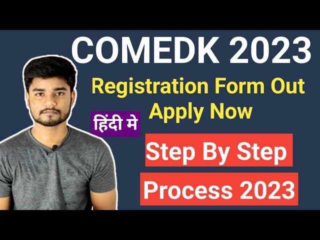 Comedk Application Form 2023 - Printable Forms Free Online