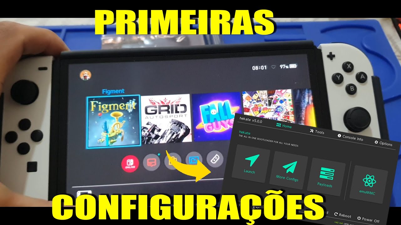 Primeiras Configurações apos a instalação do modchip HWFLY - switch ...