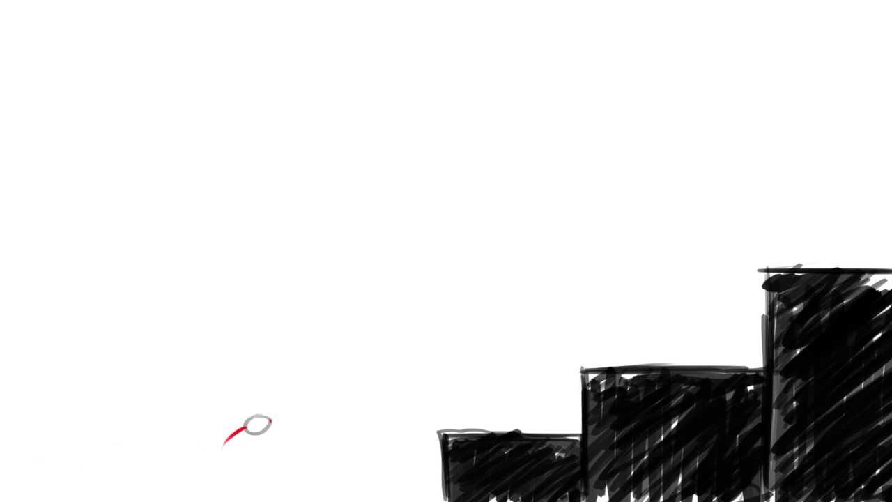 2D Scared Ball Animation with Tail - YouTube