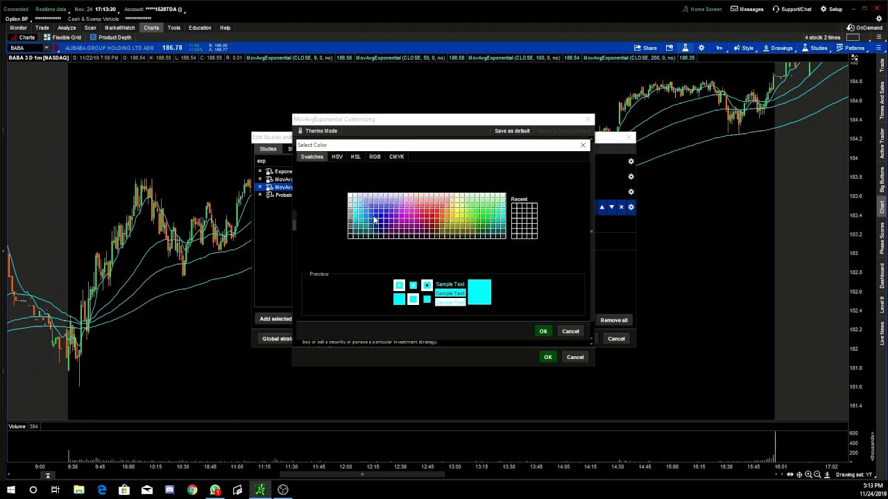 Adding indicators to TOS - YouTube