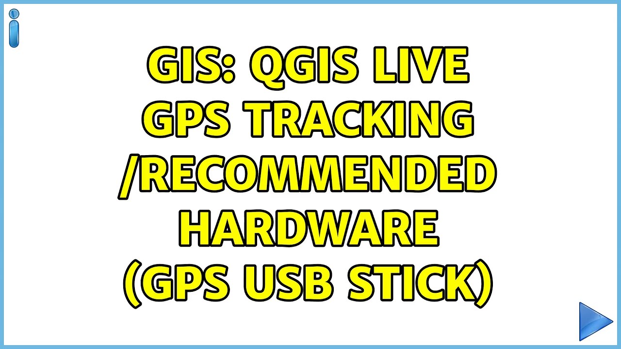 GIS: QGIS live GPS tracking /recommended hardware (GPS USB stick) (2 ...