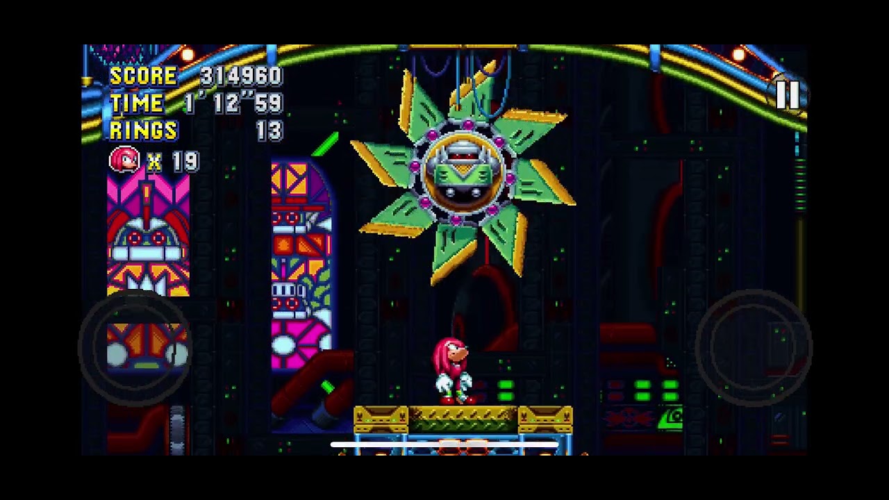 Beating sonic mania knuckles - YouTube