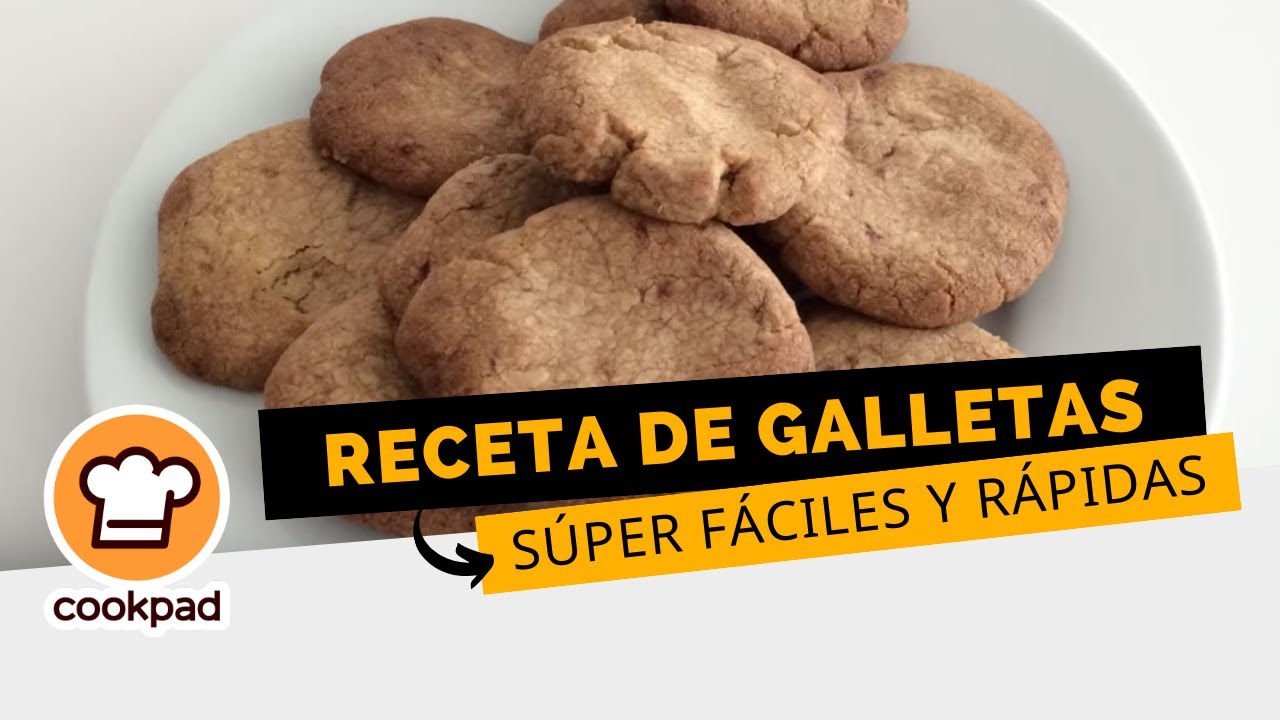 Receta de galletas: Galletitas deliciosas SÚPER FÁCILES y RÁPIDAS - YouTube