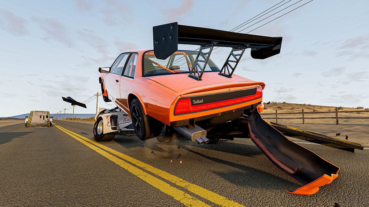 Trying to Survive from Flip Cars #3 - BeamNG.Drive - YouTube