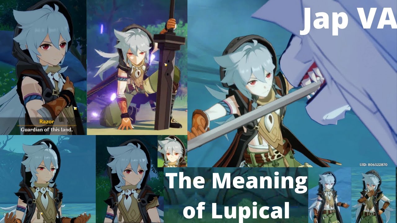 Razor bestest boi!!! (Jap VA) [The Meaning of Lupical Story] | Genshin ...
