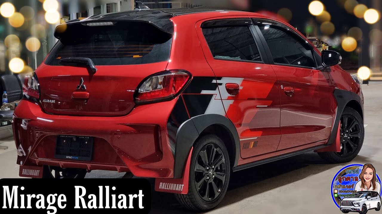 (EP.8) Mirage Ralliart สีแดงหลังคาดำ ตกแต่งมาอย่างสวยงามมาก เข้ามาชมเลย ...