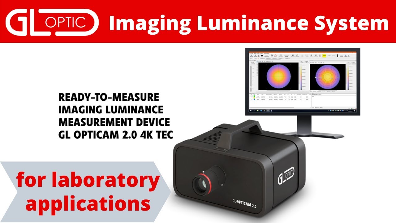GL OPTICAM 2.0 4K TEC Luminance measuring device for laboratory ...