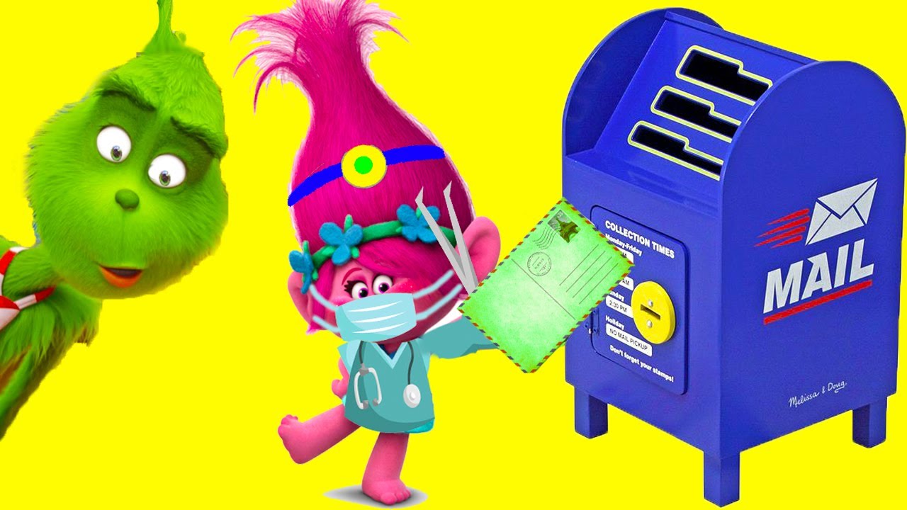 Grinch Mails Christmas Toy List to Santa with Paw Patrol Chase and ...