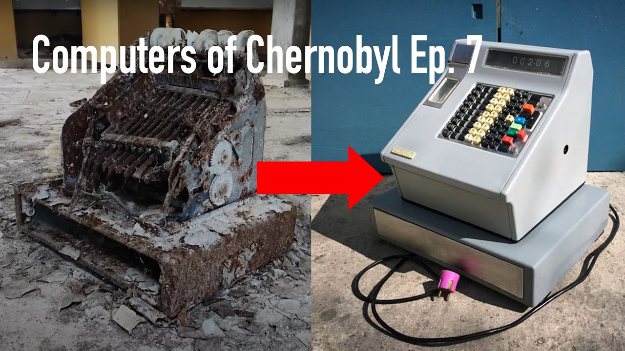 Iconic Soviet cash register gets a new life! OKA-4401 in action. - YouTube