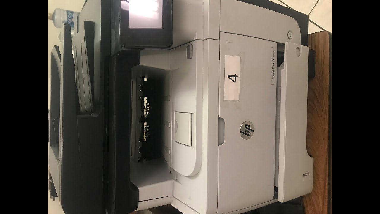 laserjet pro mfp m521dn problemas en la impresión y escaner - YouTube