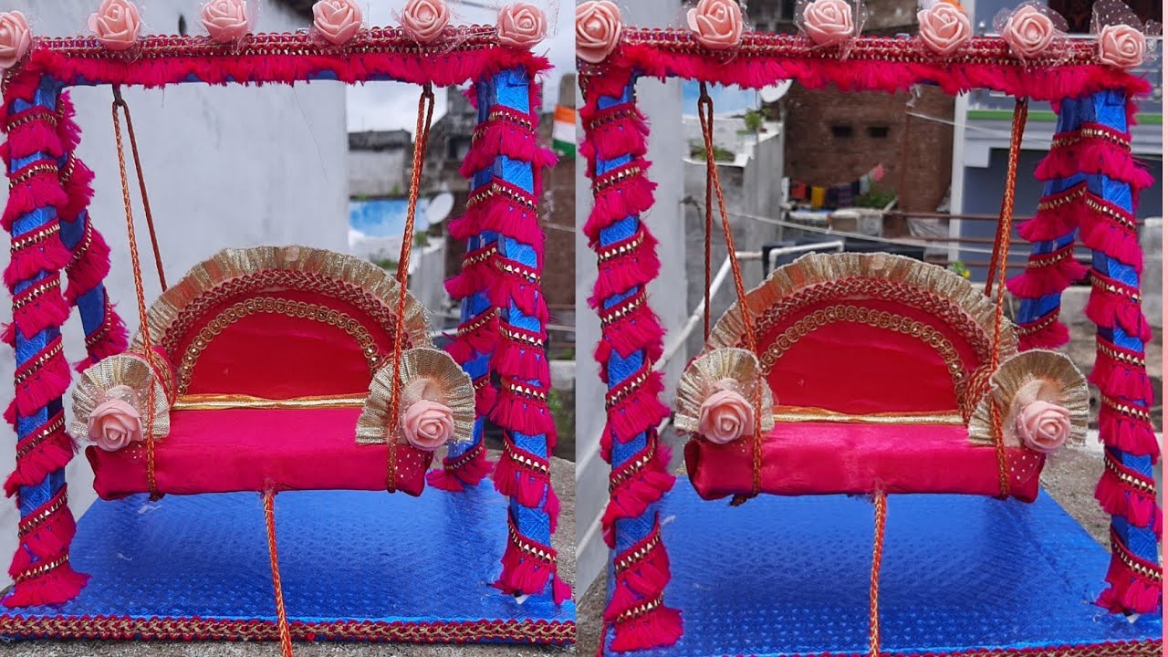 janmastmi jhula/wooden janmastmi jhula/janmastmi jhula decoration/jhula ...