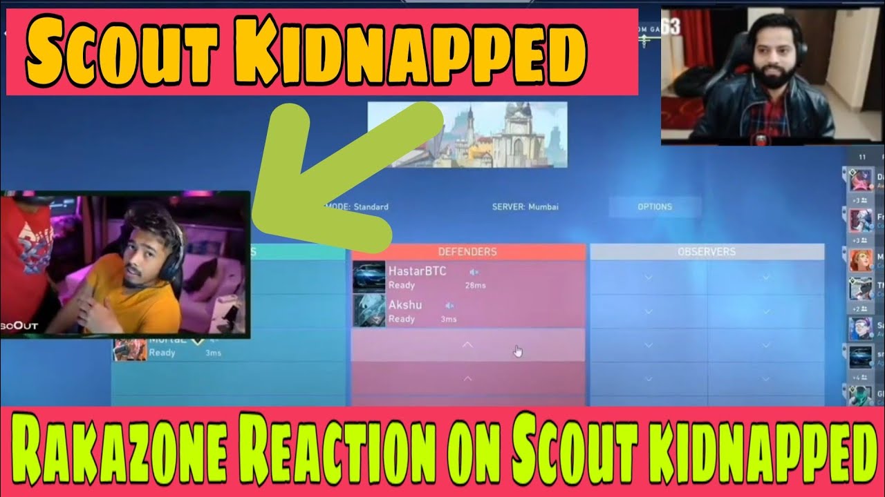Scout Kidnapped By Stranger || Rakazone Reaction on Scout Kidnapped ...