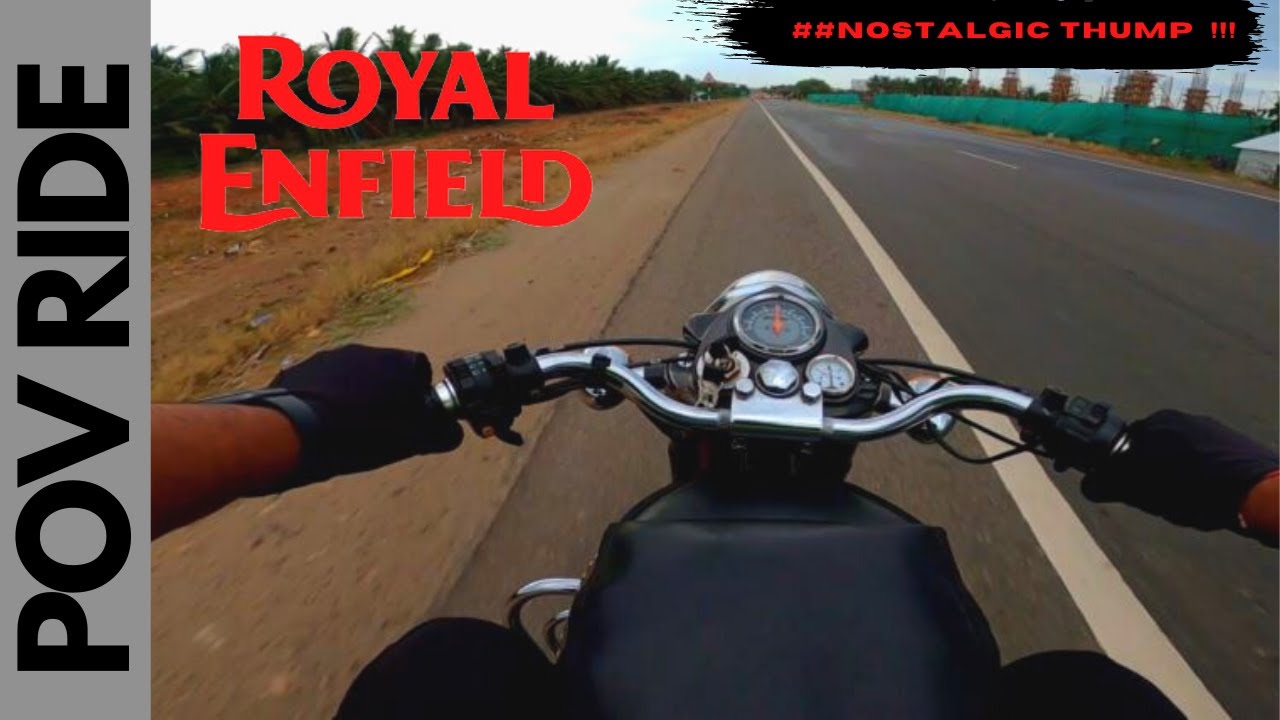 1985 Royal enfield bullet 350 POV Test Ride | Nostalgic Thump ...