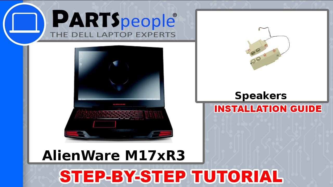 Dell AlienWare M17xR3 Speaker Replacement Video Tutorial - YouTube