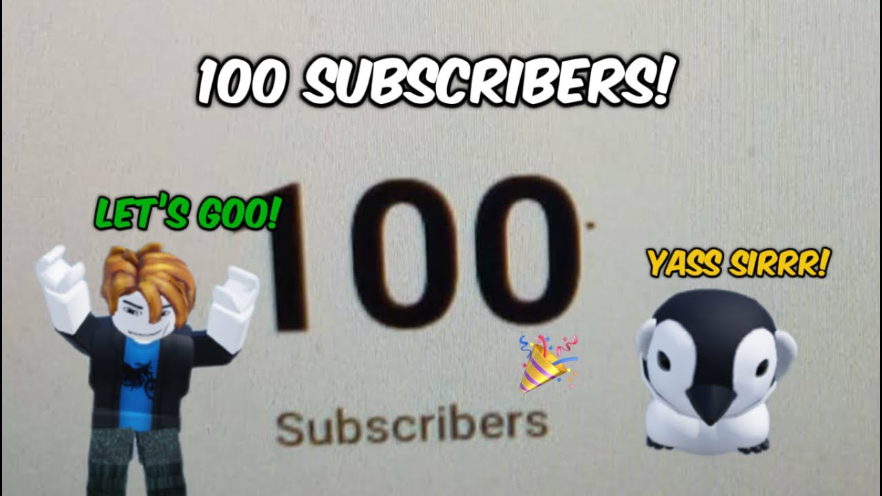 100 subscriber's countdown!! - YouTube