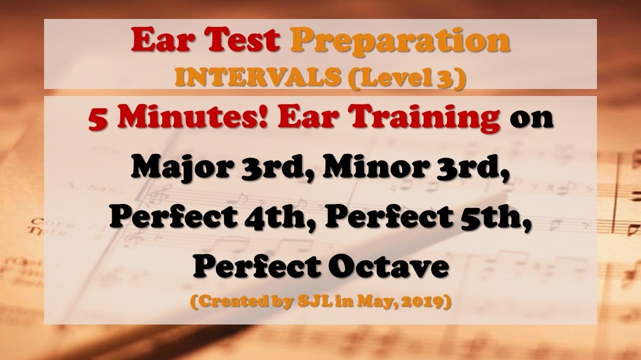 5 Minutes! Ear Training - Level 3+ Ear Test Preparation Interval (2/2 ...