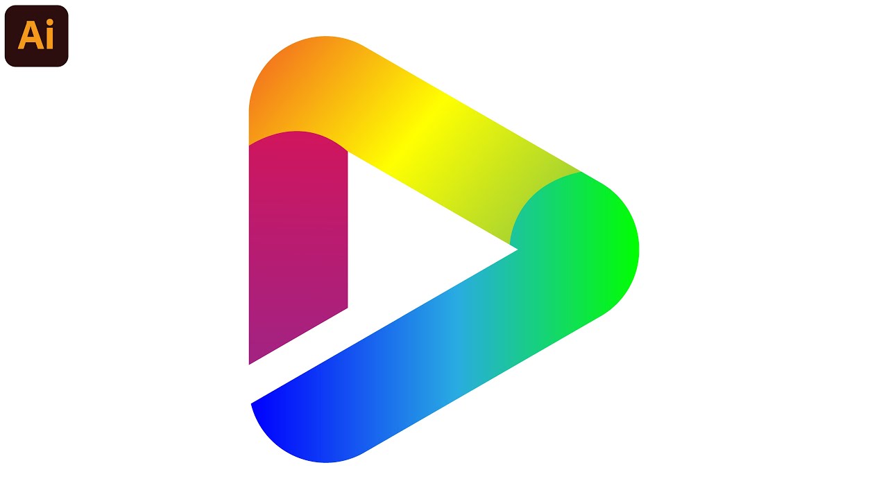 Gradient Logo design in illustrator | Gradient Logo | Jammu Graphics ...