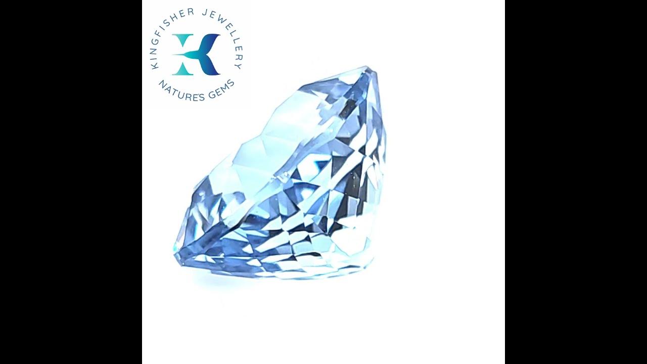 Certified 13.60 Carat Natural Aquamarine - VVS – 15.19 x 13.44mm - $2,678.00 AUD - YouTube