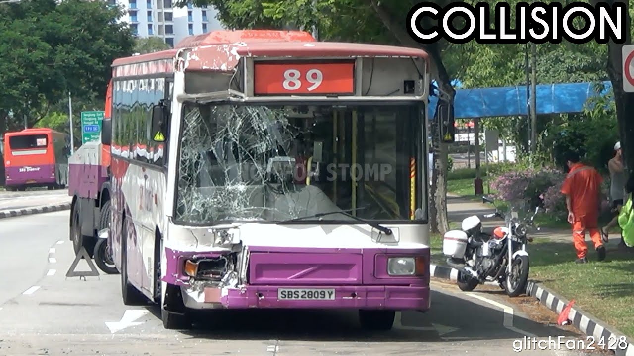 Aftermath of Collision between two Volvo B10M Buses - Service 89 - YouTube
